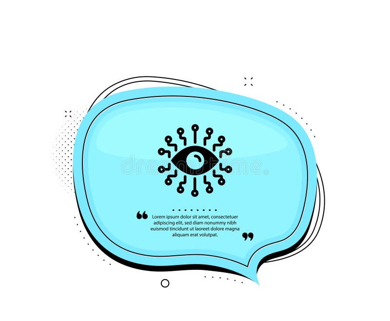 Artificial Intelligence Icon. All-seeing Eye Sign. Vector Stock Vector ...