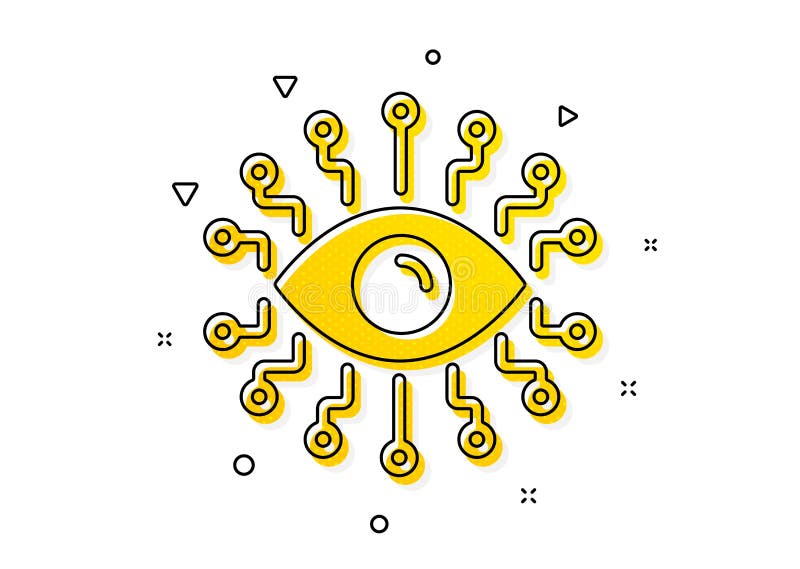 Artificial Intelligence Icon. All-seeing Eye Sign. Vector Stock Vector ...
