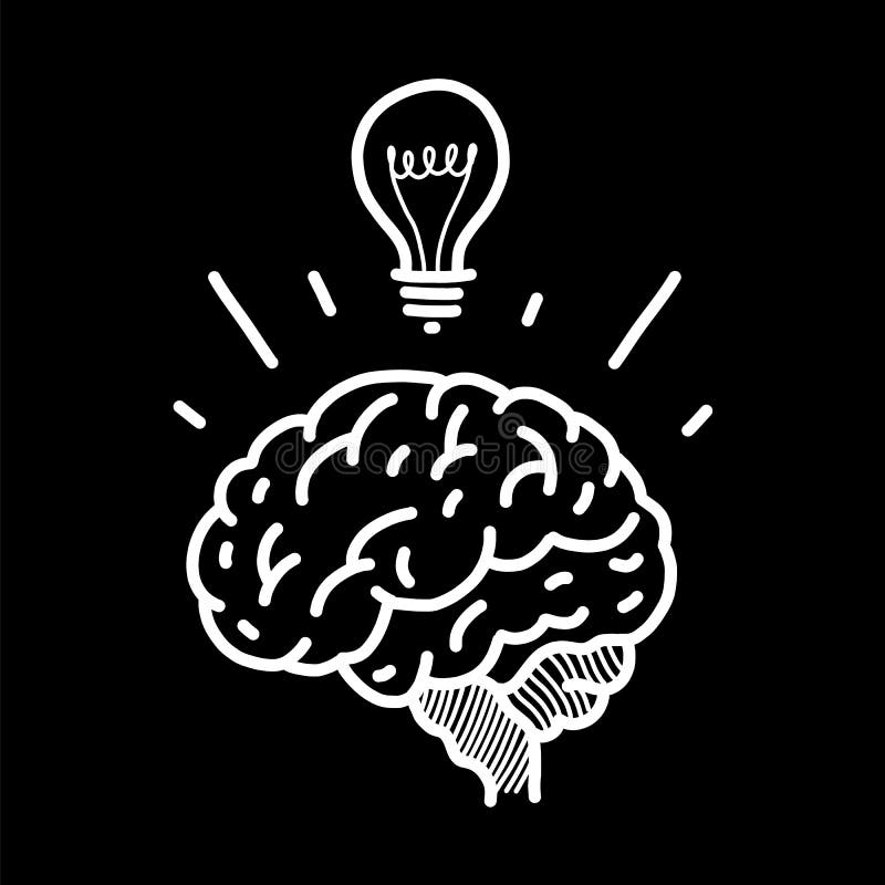 Artificial Intelligence Icon Brain. Vector Illustration. Isolated on ...