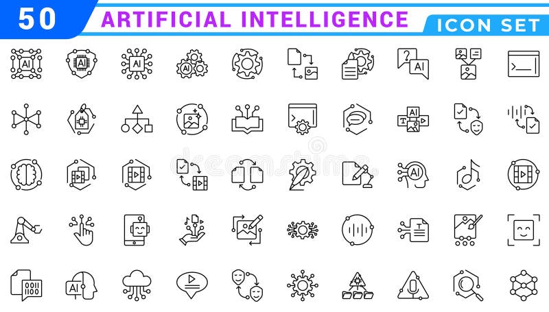 Smart Machine Learning Icon Stock Illustrations – 17,078 Smart Machine ...