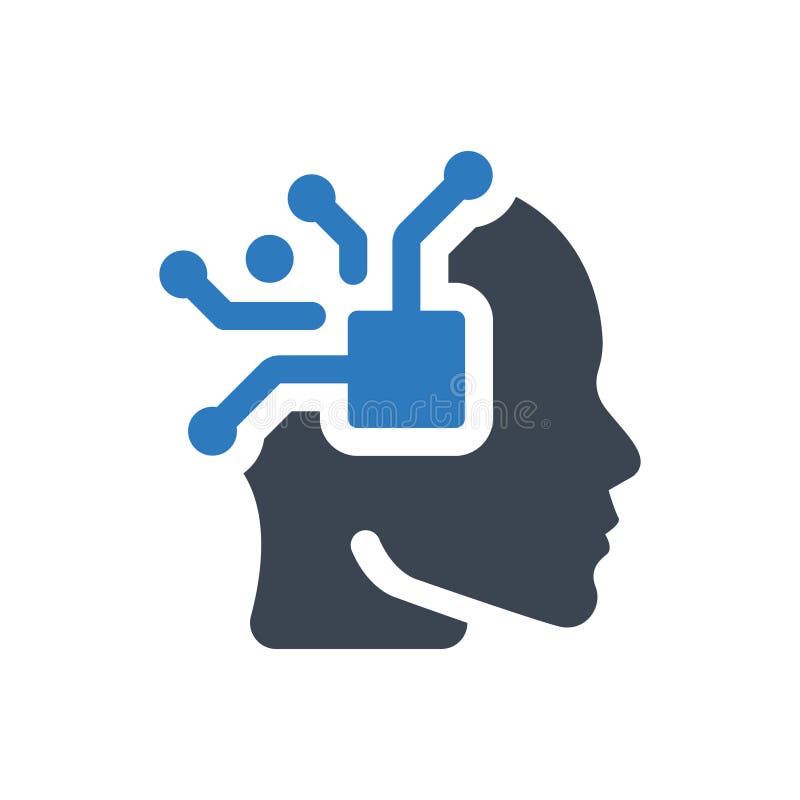 Artificial Intelligence Icon Stock Vector - Illustration of vector ...