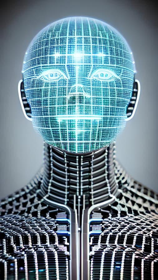 Artificial Intelligence Illustration Computer Algorithm Artwork Generated Stock Image Image Of