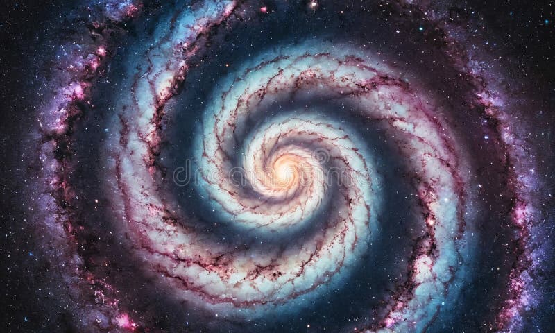 Artificial Intelligence. Image of the Galaxy. Stock Photo - Image of ...