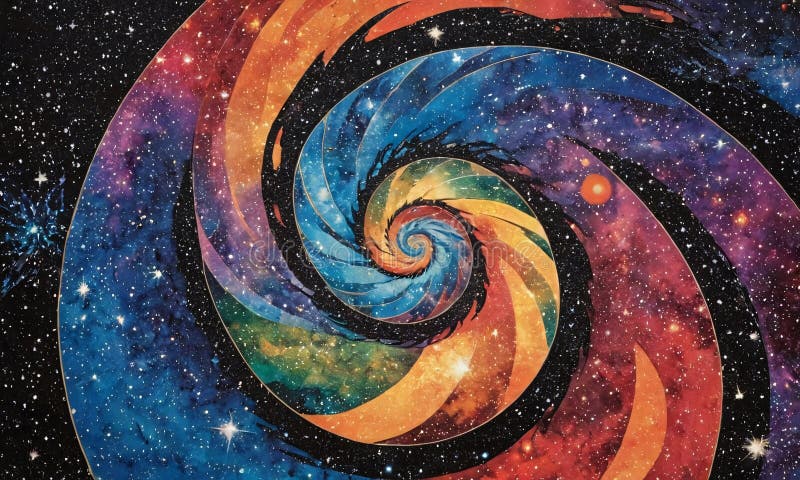 Artificial Intelligence. Image of the Galaxy. Stock Photo - Image of ...