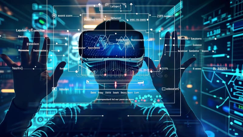 Artificial Intelligence. Immersive Tech Environment with a VR AI ...