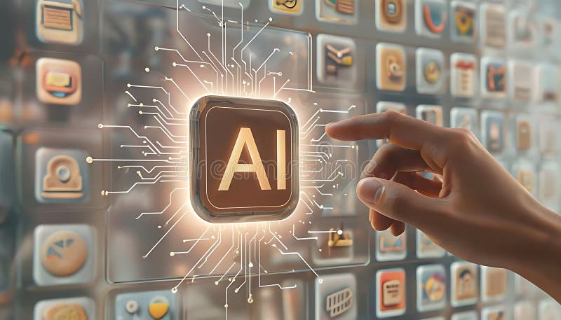 Artificial Intelligence Integration in Mobile Applications Stock ...