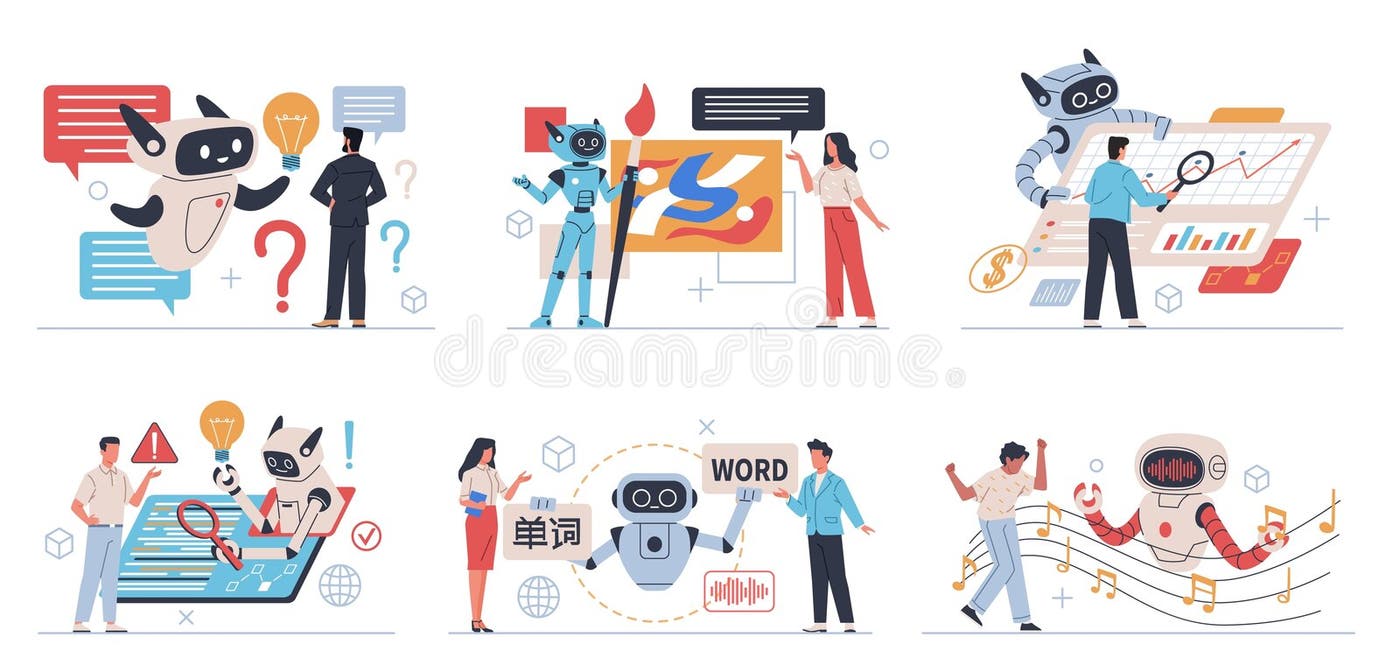 Robot Translator Stock Illustrations – 149 Robot Translator Stock ...