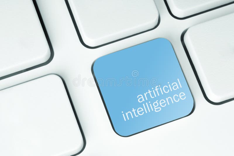 Artificial Intelligence Concept Vector Linear Icon Isolated on T Stock ...