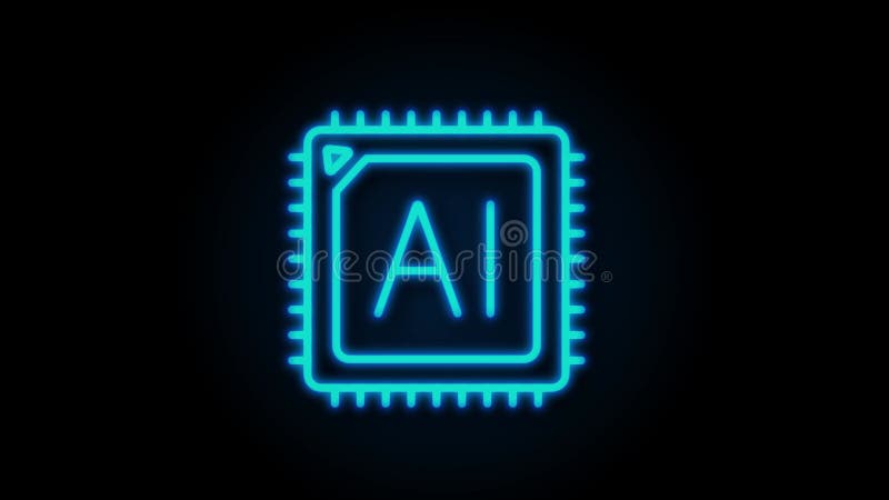 Artificial Intelligence Landing Page. Ai Icon with Hands. Website ...