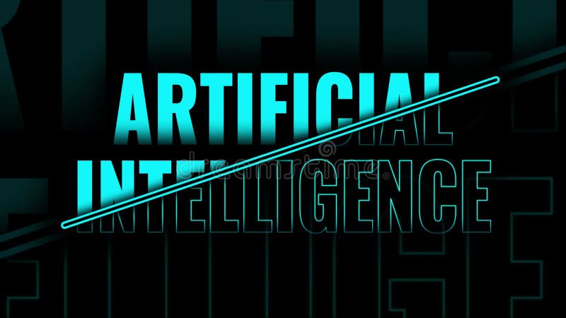 Artificial Intelligence Lettering - Modern Technology Logo Animation ...