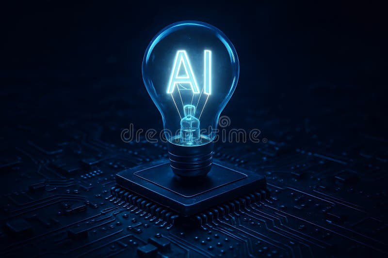 Artificial Intelligence Light Bulb Stock Illustrations – 7,462 ...