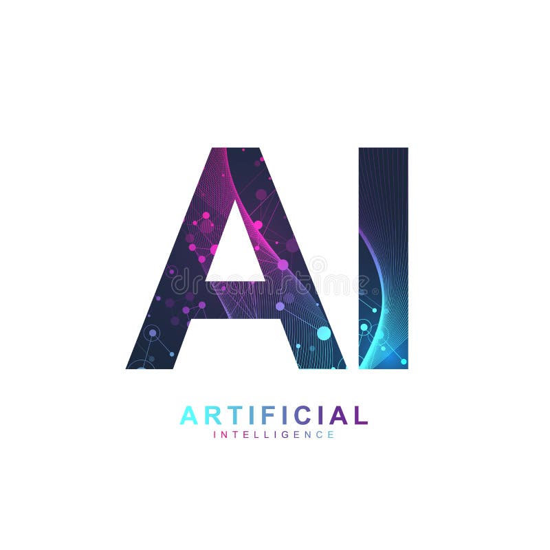 Artificial Intelligence Logo. Artificial Intelligence and Machine ...