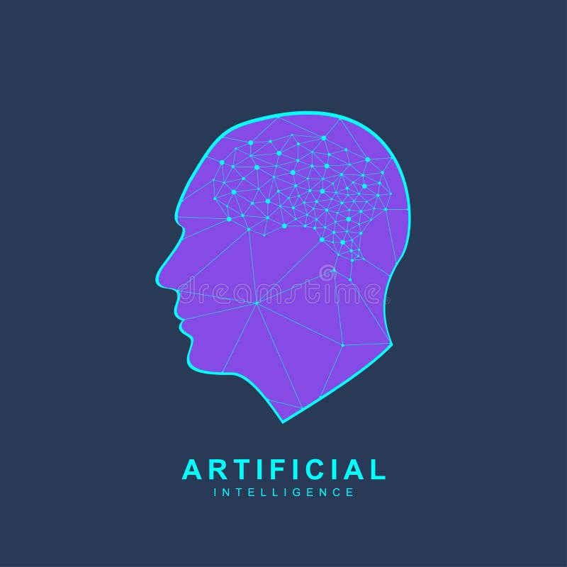 Artificial Intelligence Logo. Artificial Intelligence and Machine ...