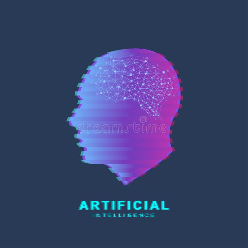 Artificial Intelligence Logo. Artificial Intelligence and Machine ...