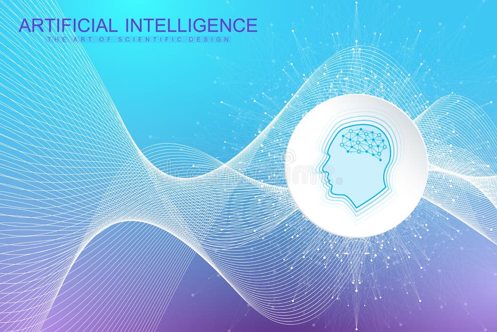 Artificial Intelligence Logo. Artificial Intelligence and Machine Learning Concept. Vector ...