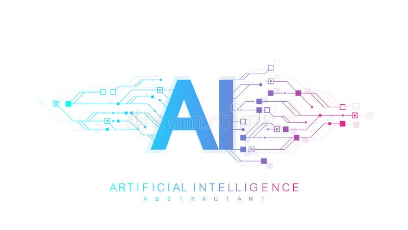 Artificial Intelligence Logo, Icon. Vector Symbol AI, Deep Learning ...