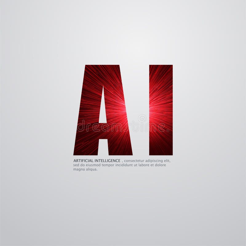 Artificial Intelligence Logo. Artificial Intelligence and Machine ...