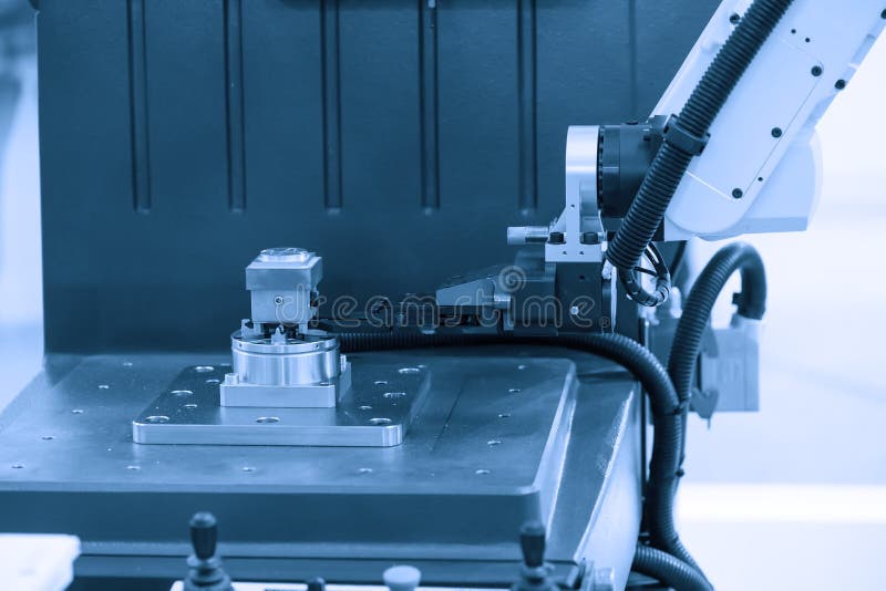 Artificial Intelligence Machine at Manufacture Factor Stock Photo ...