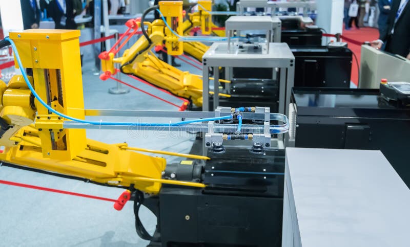 Artificial Intelligence Machine at Manufacture Factor Stock Photo ...