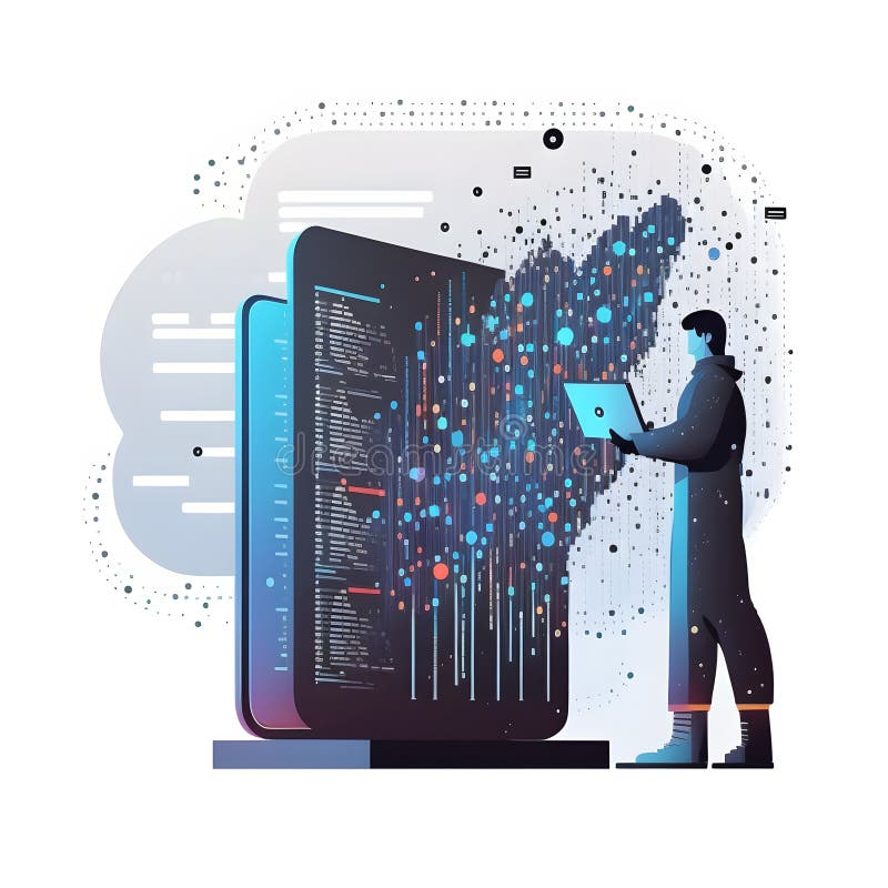 Bioluminal Transparent Fake Ai Person Stock Illustrations – 33 ...