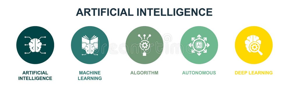 Artificial Intelligence, Machine Stock Vector - Illustration of concept ...