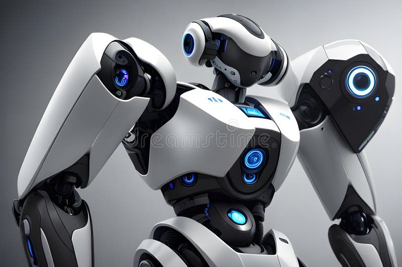 The Artificial Intelligence and Machine Learning Concept, Ai Robot ...