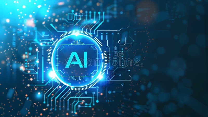 Artificial Intelligence Machine Learning Concept Web Banner Background ...