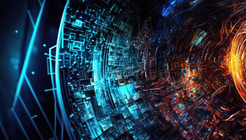 Artificial Intelligence Machine Learning Deep Data Analysis Stock