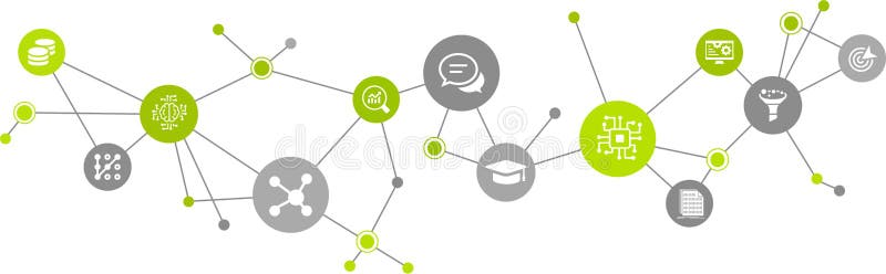 Artificial Intelligence Machine Learning Deep Learning IoT Vector ...