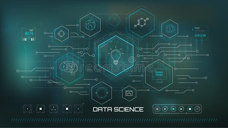 Artificial Intelligence, Machine Learning Technology Concept. Stock ...