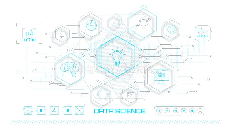 Artificial Intelligence, Machine Learning Technology Concept. Stock ...