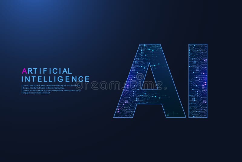 Artificial Intelligence Human Logo Machine Learning Concept. Vector Icon Artificial Intelligence ...