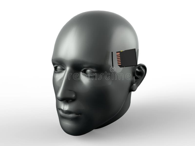 Artificial Intelligence Memory Upgrade Stock Illustration ...