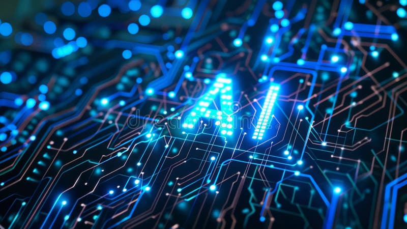 Artificial Intelligence or Modern Technology Background Stock Footage ...