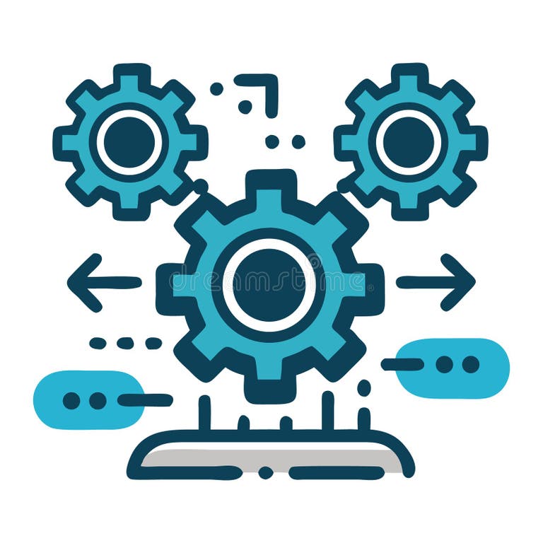 Artificial Intelligence Network Circuit Icon Stock Vector ...