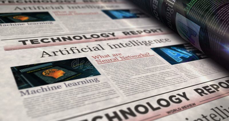 Artificial Intelligence Neural Networks Newspaper Printing Press Stock ... Artificial Intelligence Neural Networks Newspaper Printing Press Stock ...