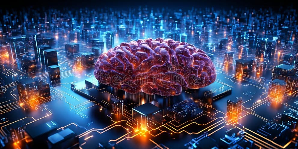 Artificial Intelligence Neurological Data Brain,Industrial Brain,Gpu ...