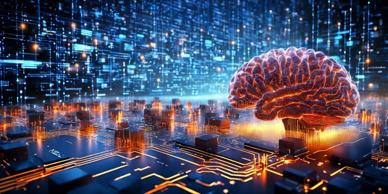 Artificial Intelligence Neurological Data Brain,Industrial Brain,Gpu ...
