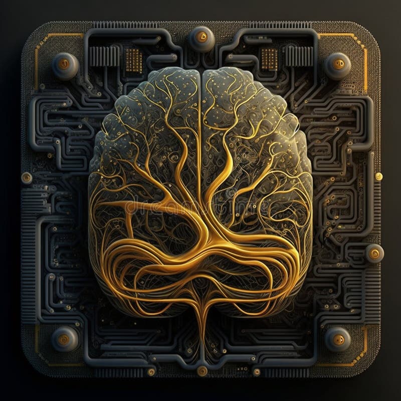 Artificial Intelligence New Technology. Science Futuristic Abstract ...