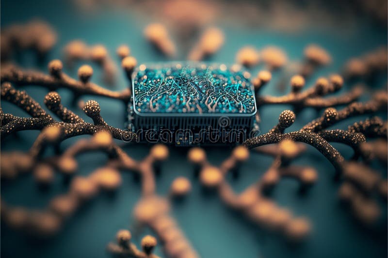 Artificial Intelligence New Technology. Science Futuristic Abstract ...