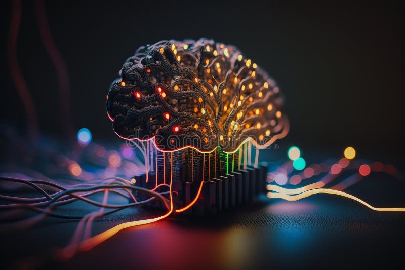 Artificial Intelligence New Technology. Science Futuristic Abstract ...