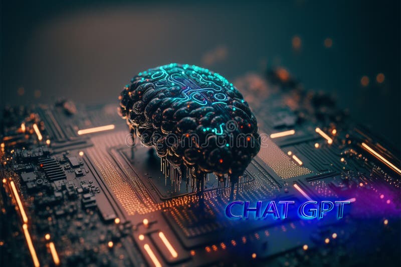 Artificial Intelligence New Technology. Science Futuristic Abstract ...