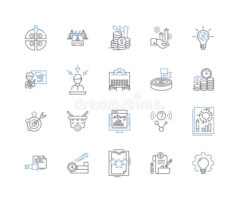 Artificial Intelligence Line Icons Collection. Automation, Machine ...