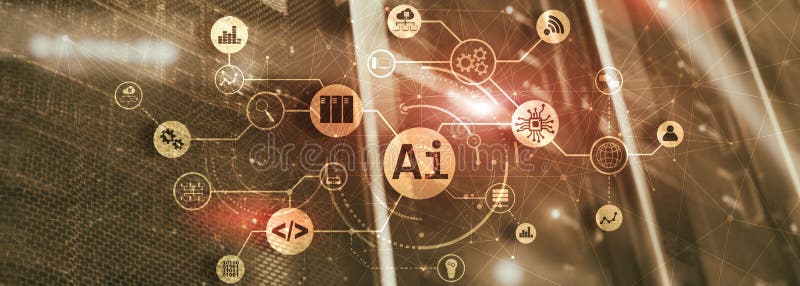 Artificial Intelligence Panoramic Background. for Your Business Project ...