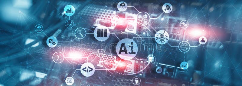 Artificial Intelligence Panoramic Background. for Your Business Project ...