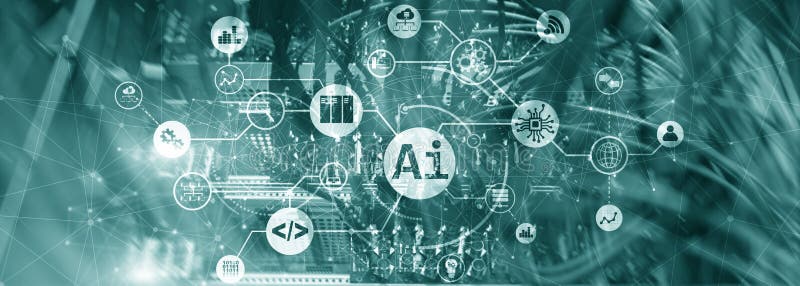 Artificial Intelligence Panoramic Background. for Your Business Project ...