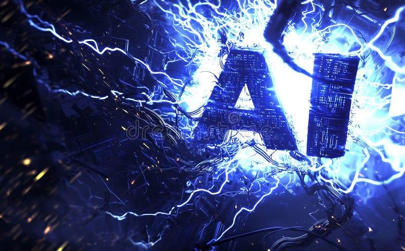 Artificial Intelligence: the Power of AI in a Technological World Stock ...