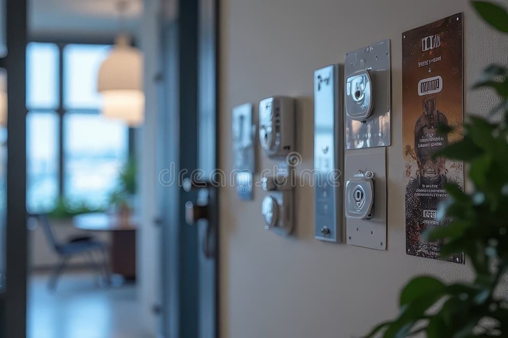 Artificial Intelligence-Powered Smart Homes Stock Illustration ...