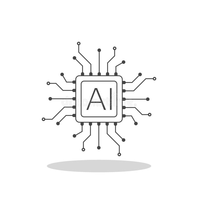 Artificial Intelligence Processor Icon Stock Illustrations – 8,096 ...