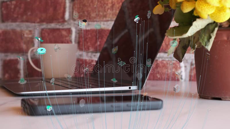 Artificial Intelligence Quantum Computer Technology Concept Stock ...